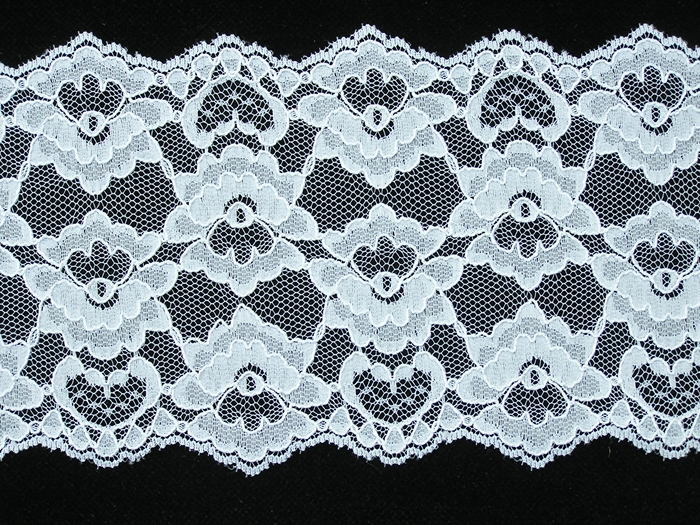 Lace - Flat, Full Spool, White