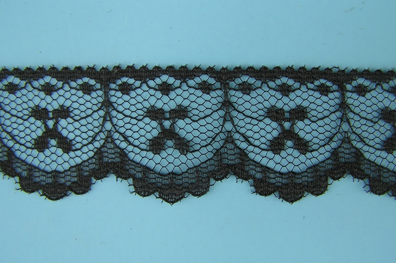 black flat lace