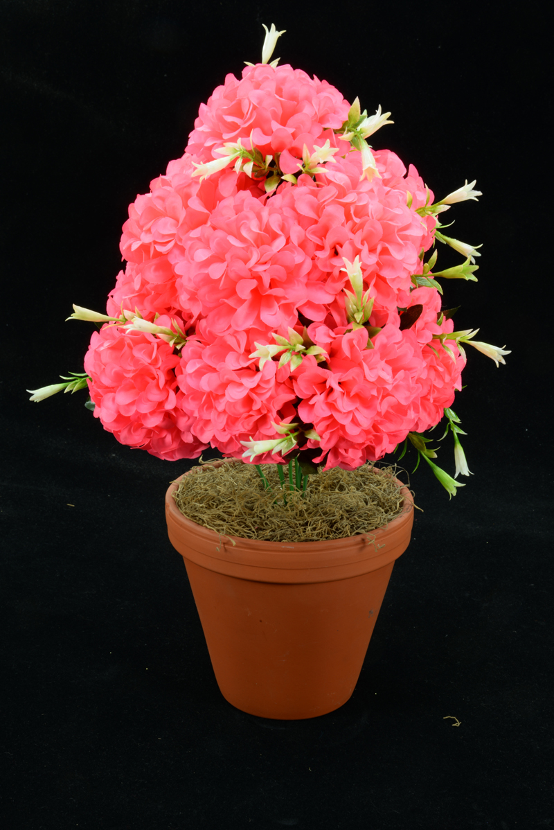 Silk Flowers, Silk Flower Bushes, By Color, Hot Pink