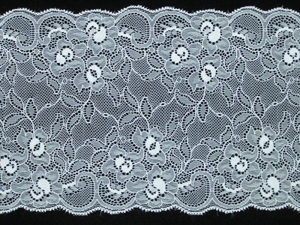 6.5 Inch Flat Double Edge Galloon Lace, Ivory