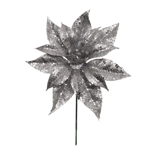 Silk Flowers, By Color, Silver Metallic