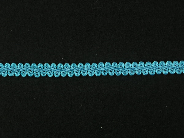 Turquoise Gimp Braid Trim, 3/8 Inch Wide x Bulk 10 Yards